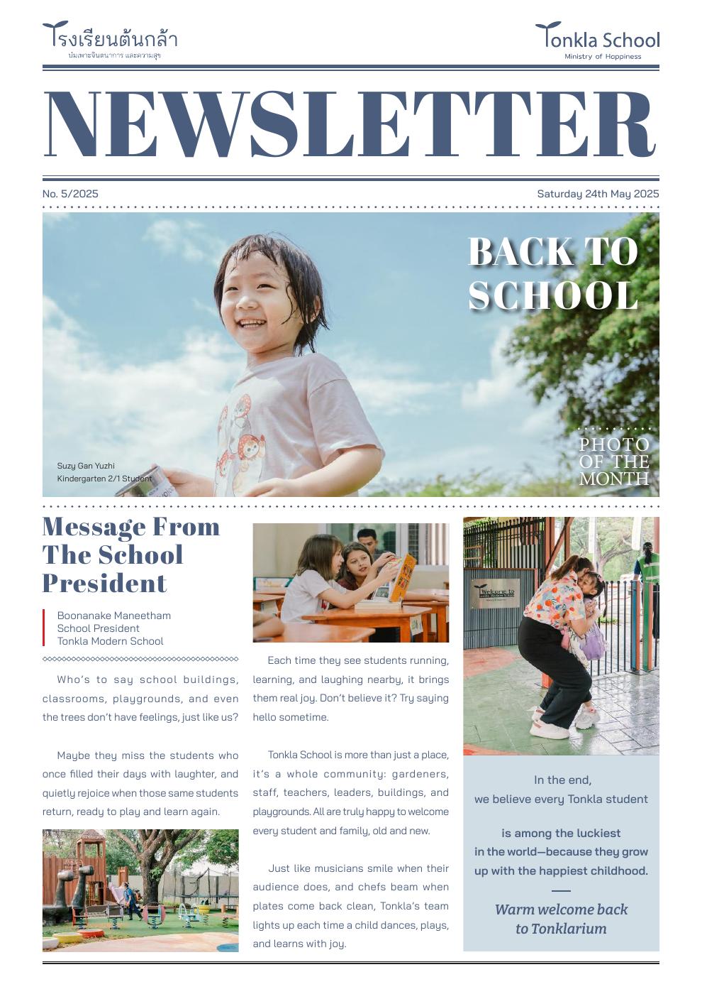 Tonkla Newsletter | Issue 5/2025