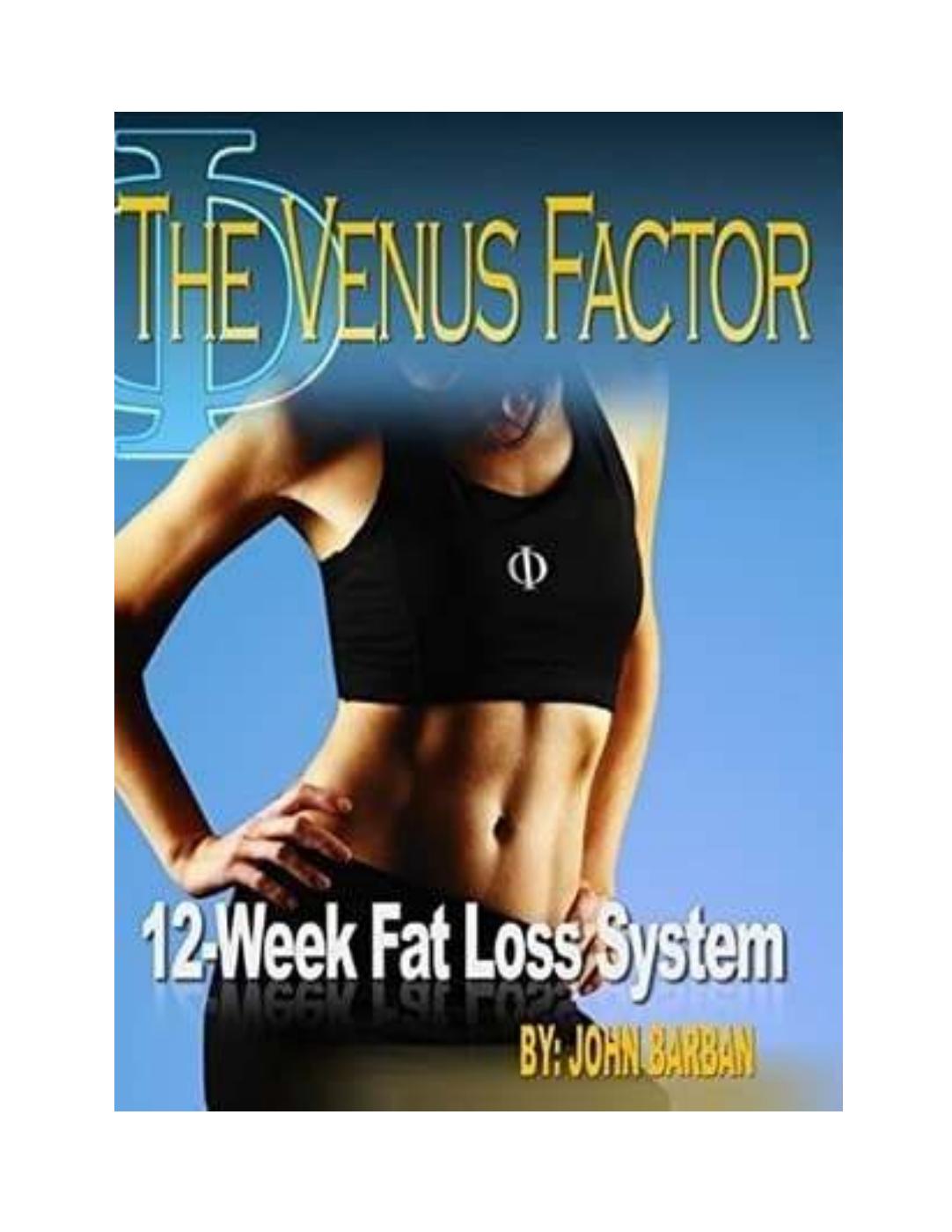 The Venus Factor™ PDF eBook by John Barban