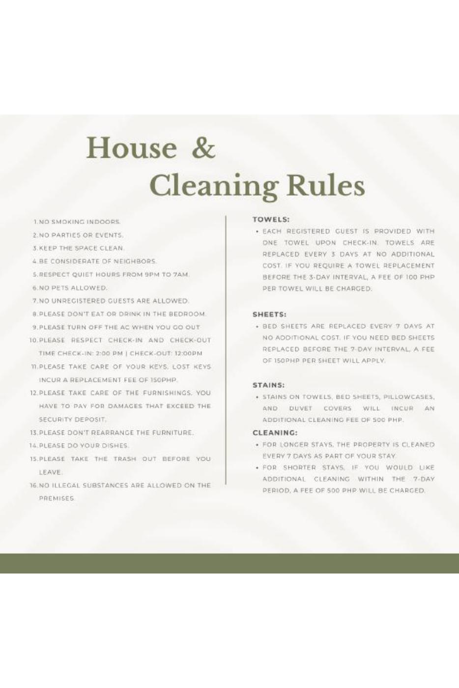 Dayon- House and Cleaning Rules | PDF to Flipbook