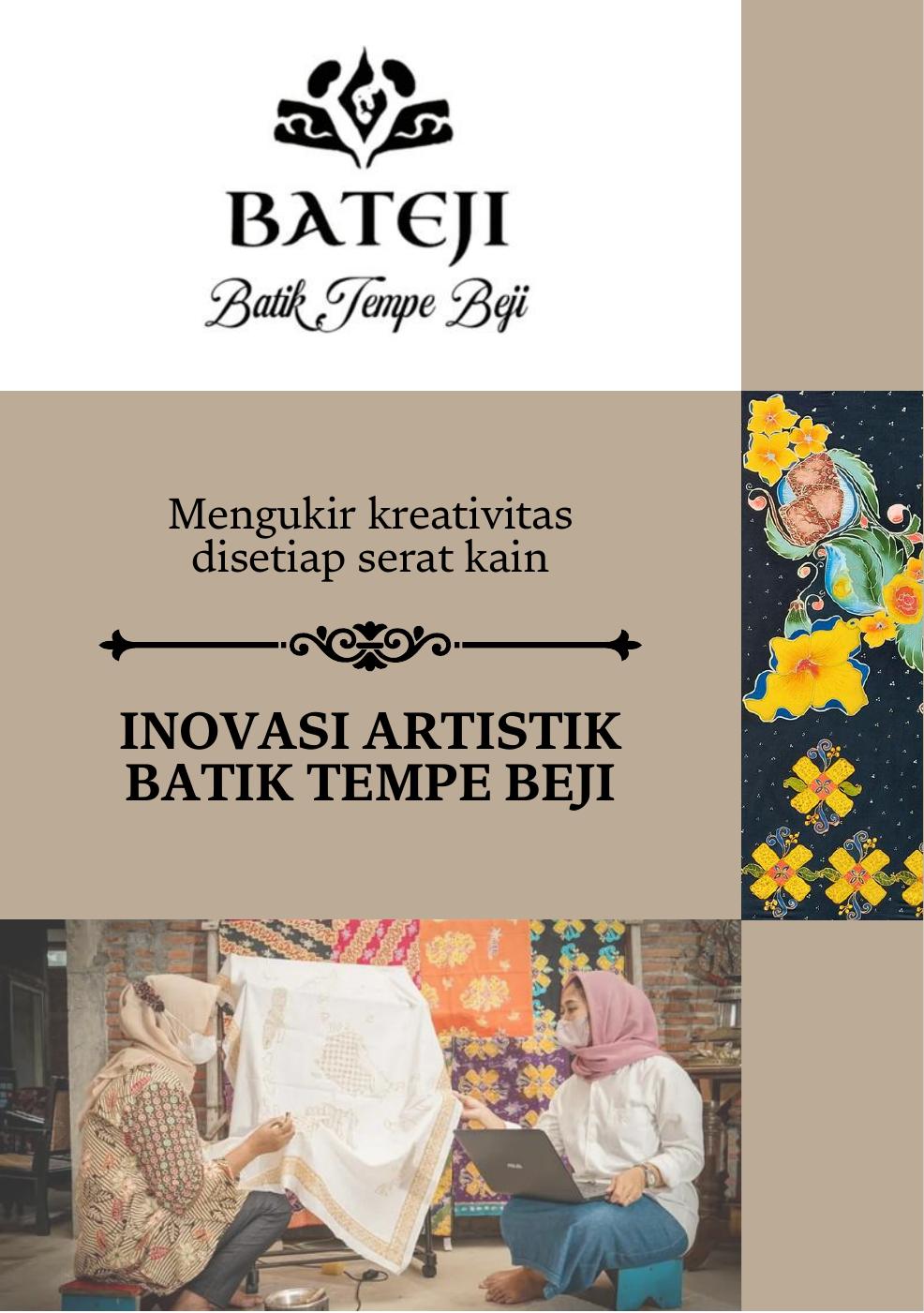 Booklet Promosi Batik Tempe Beji | PDF to Flipbook