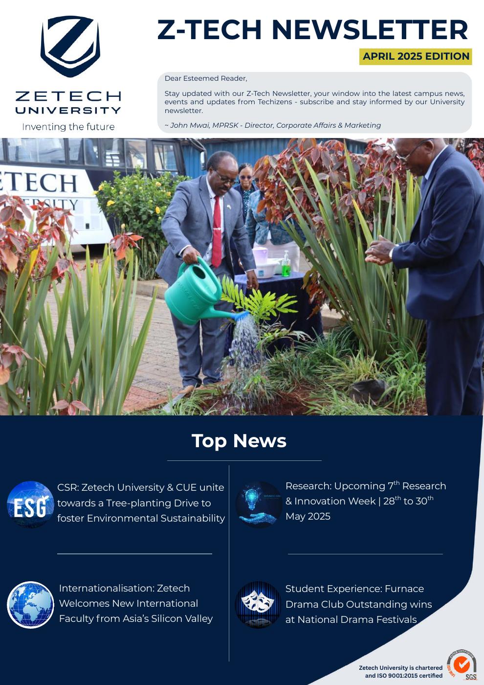 Zetech University Newsletter | PDF to Flipbook