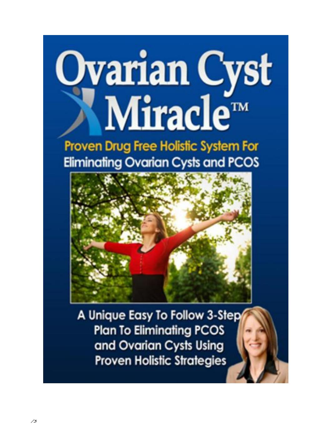 Ovarian Cyst Miracle PDF Download: Your Path to a Life Free of Cysts ...