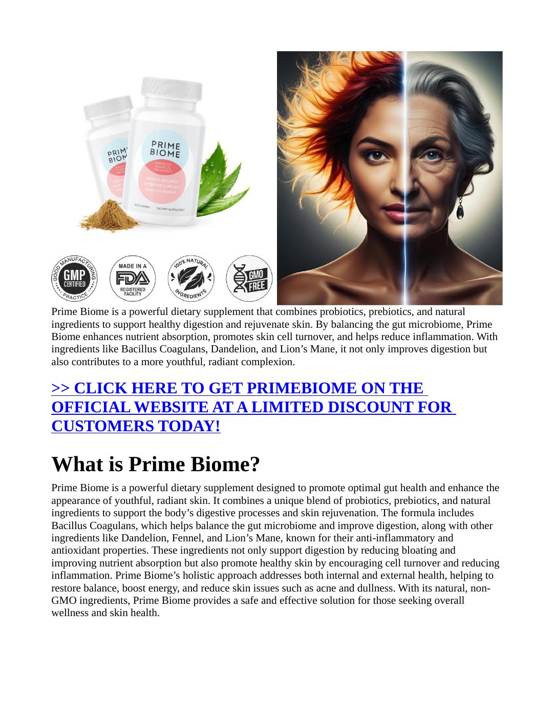 PrimeBiome {BE CAREFUL}: Scam, Side Effects, Does It Work? | PDF to ...