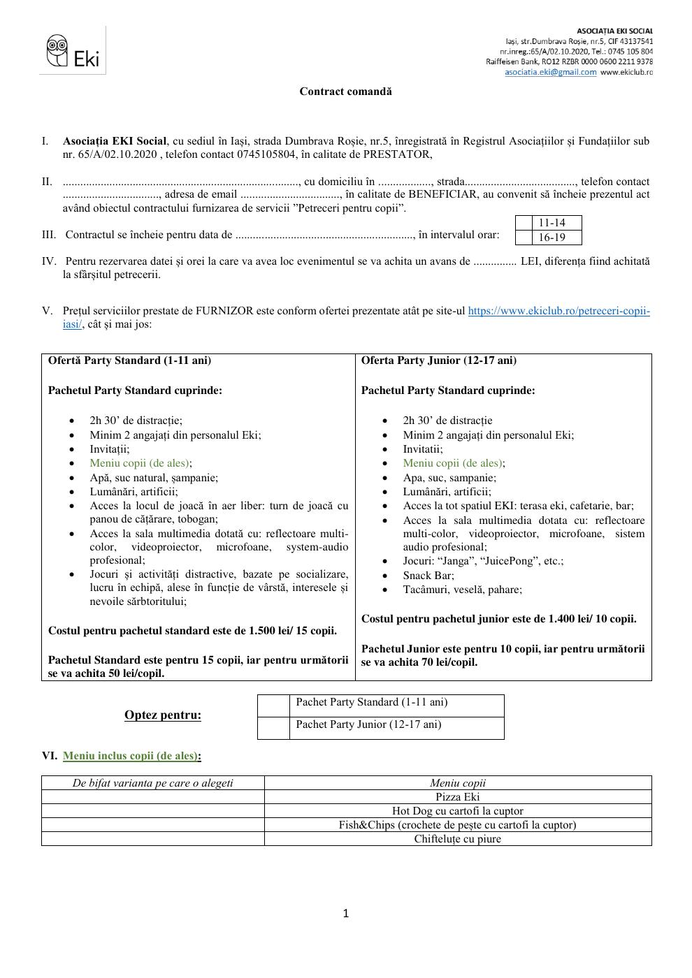 Contract evenimente | PDF to Flipbook