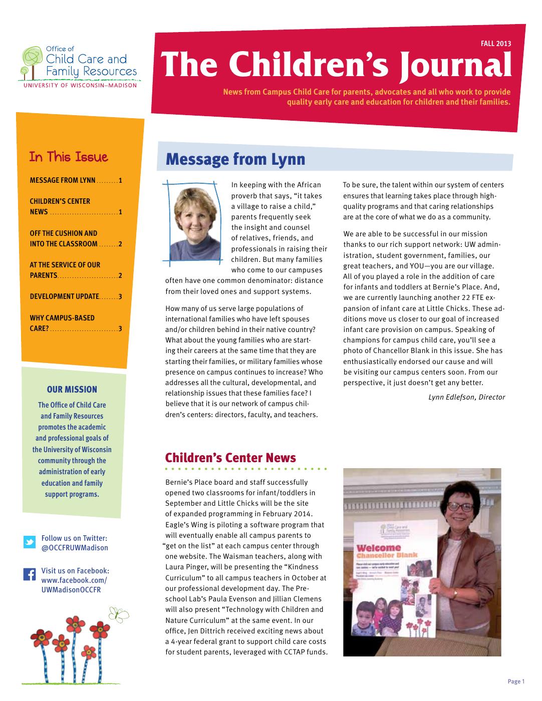 The Children's Journal Fall 2013