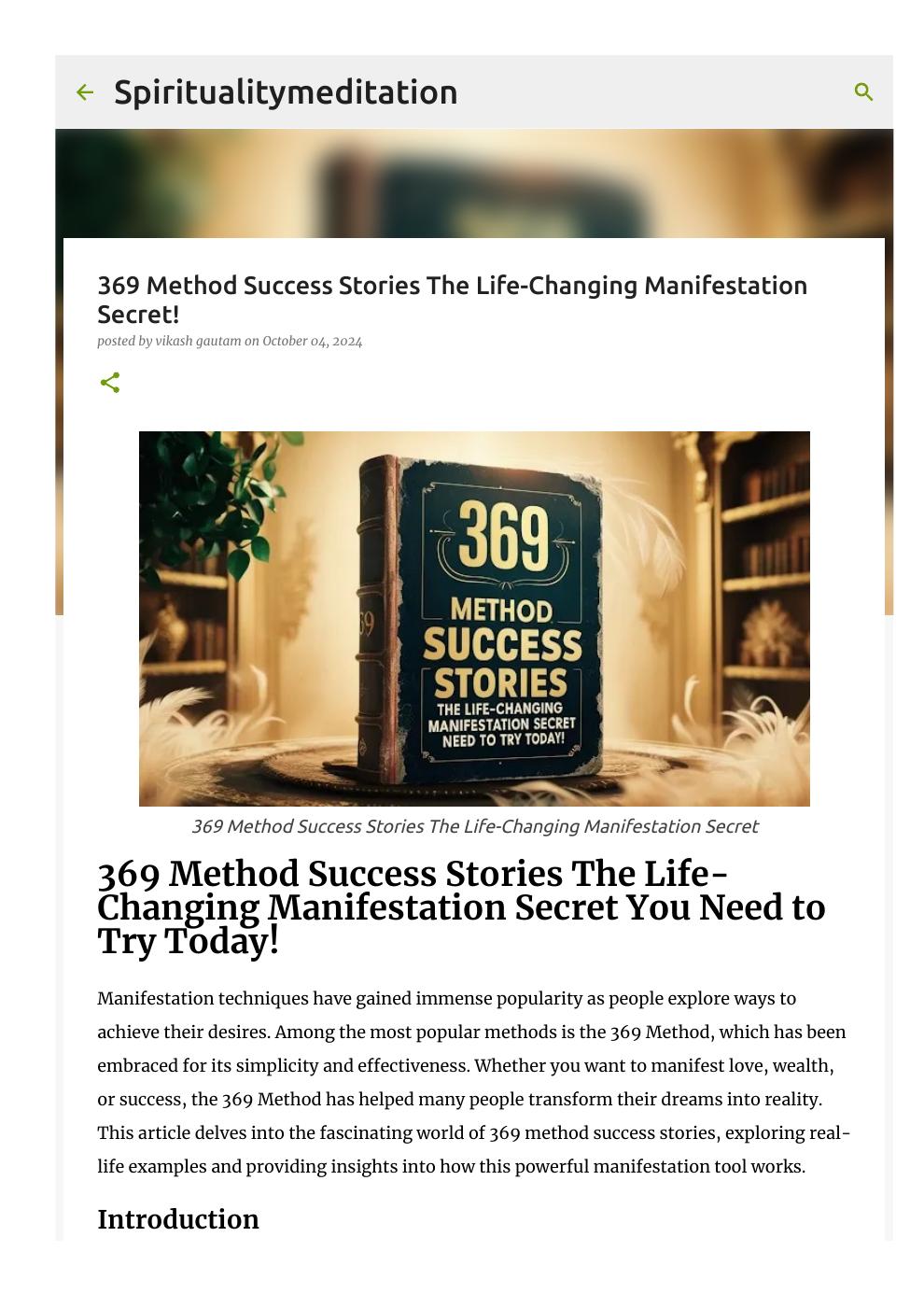 369 manifestation pdf | PDF to Flipbook
