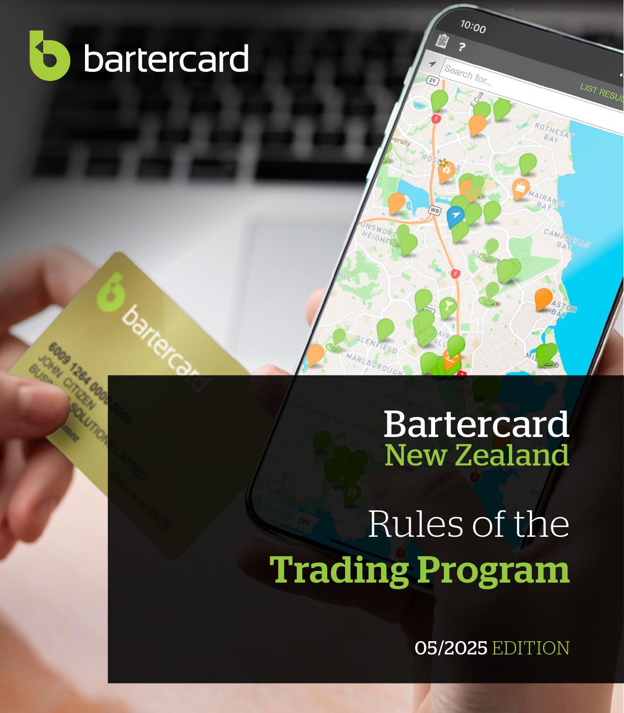 Bartercard New Zealand Rules of the Trading Program | PDF to Flipbook