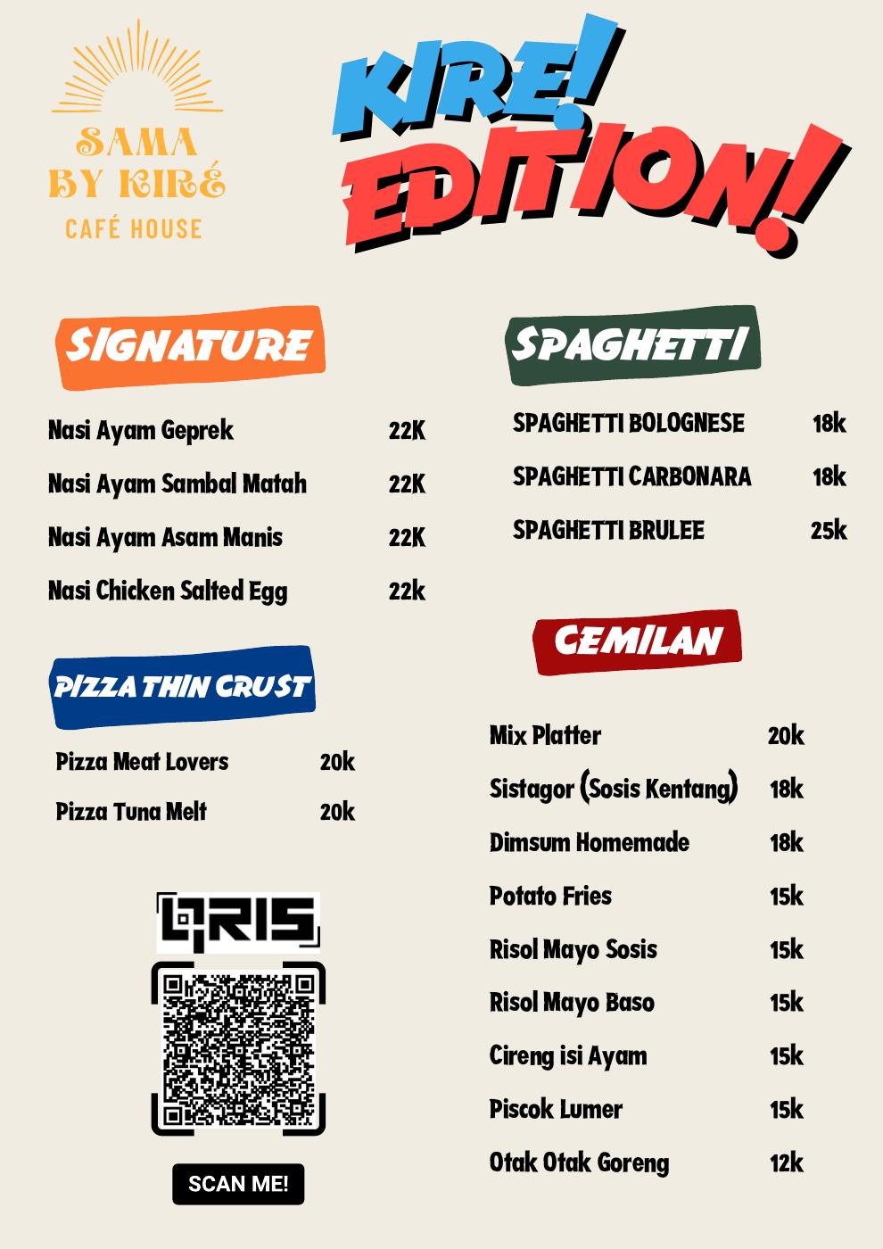 Menu Sama By Kire | PDF to Flipbook