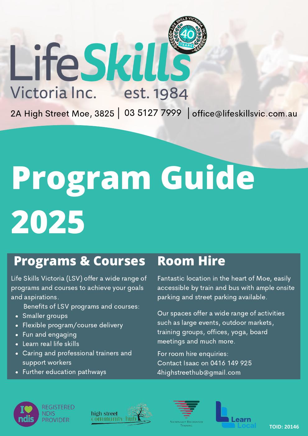Life Skills Victoria Program Guide - 2025 | PDF to Flipbook