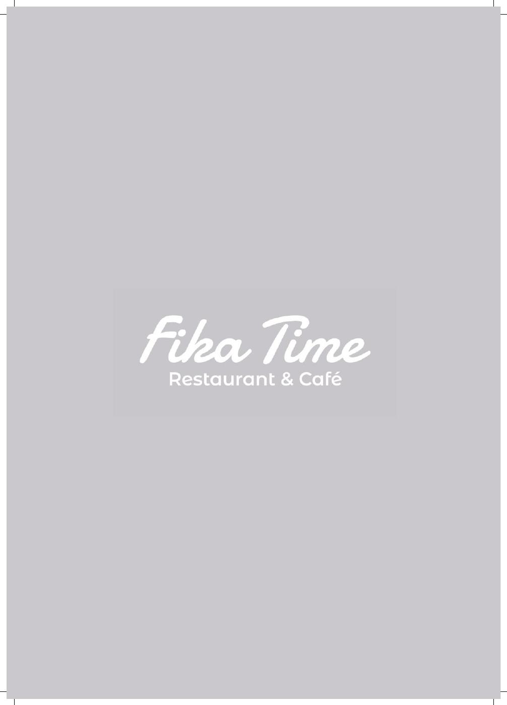 Fika Time Menu 2026 | PDF to Flipbook
