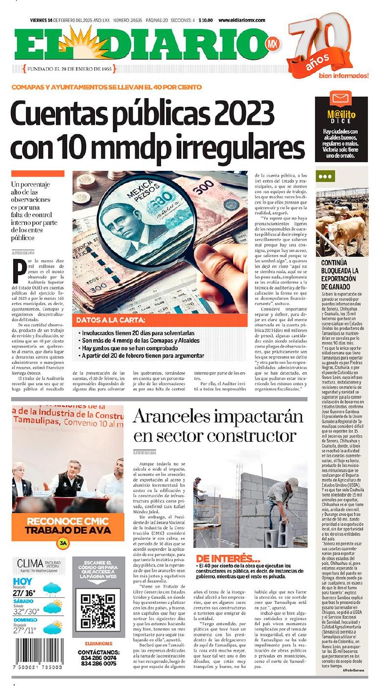 B DIARIO 14 de febrero de 2025 | PDF to Flipbook