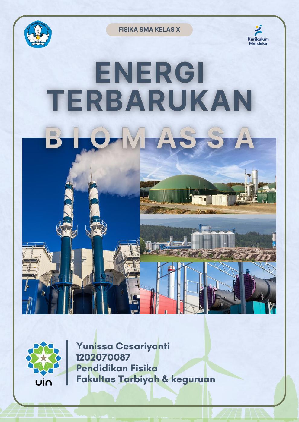 ENERGI TERBARUKAN BIOMASSA | PDF to Flipbook