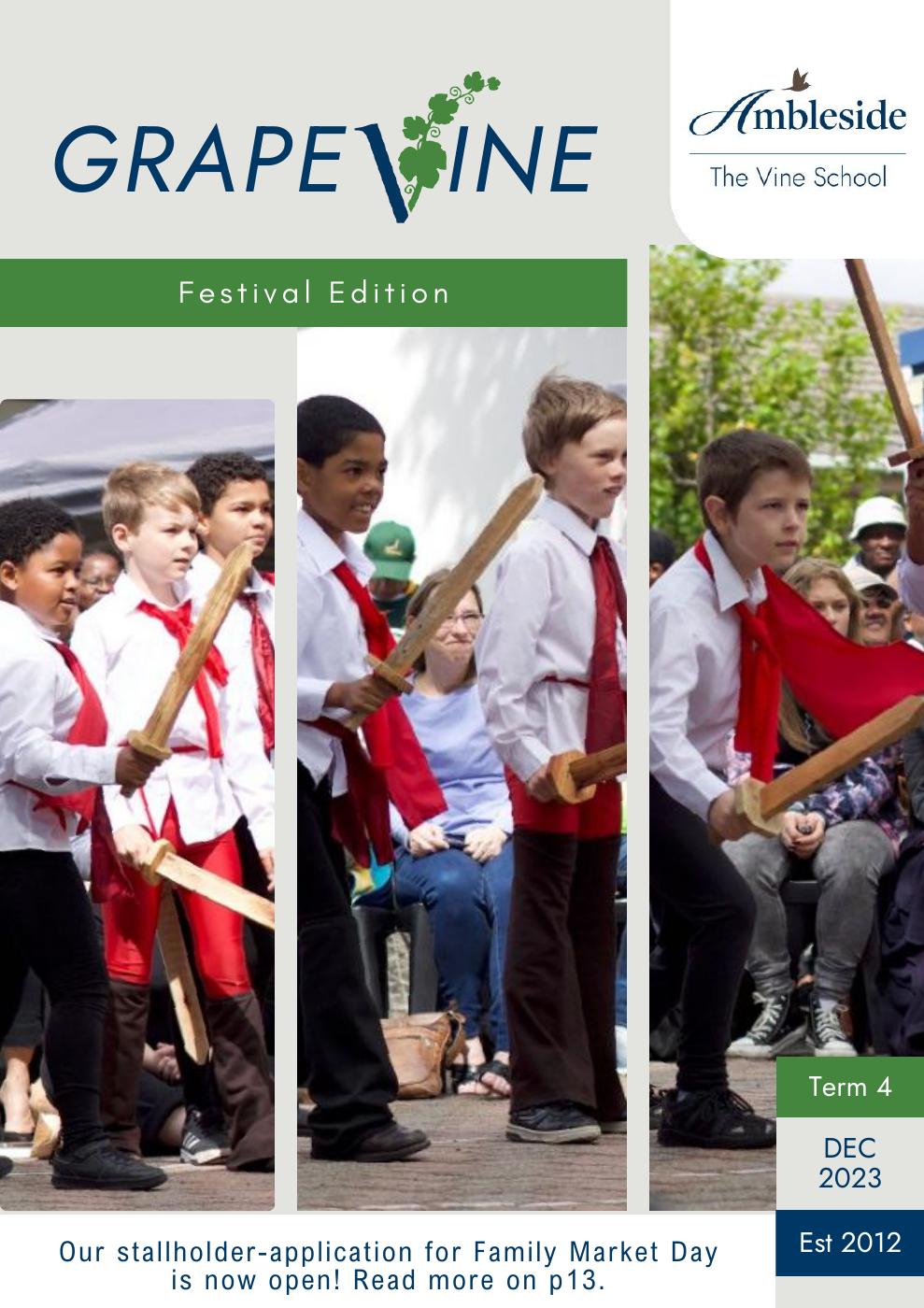 The Vine School Grapevine Newsletter | PDF to Flipbook