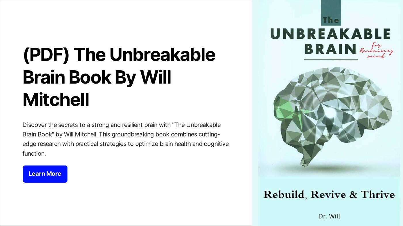 The Unbreakable Brain Book