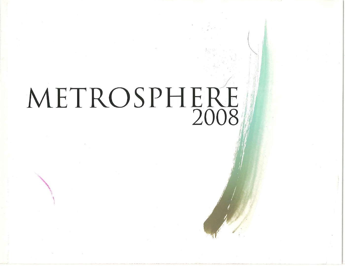 Metrosphere Volume 26 - 2007-08