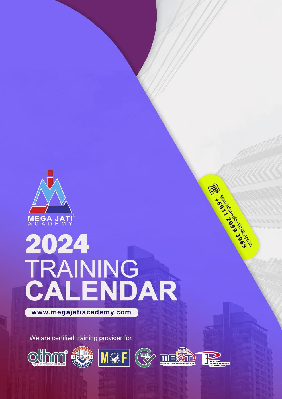 Training Calendar 2024 | PDF to Flipbook