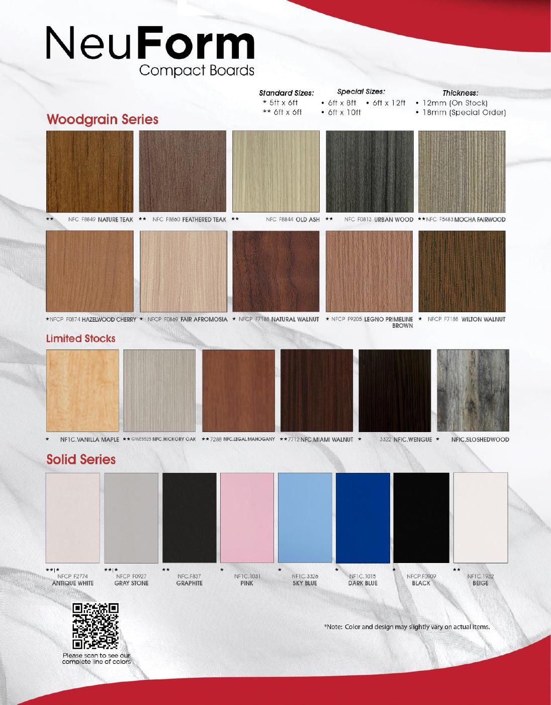Neuform Compact Boards Flyer