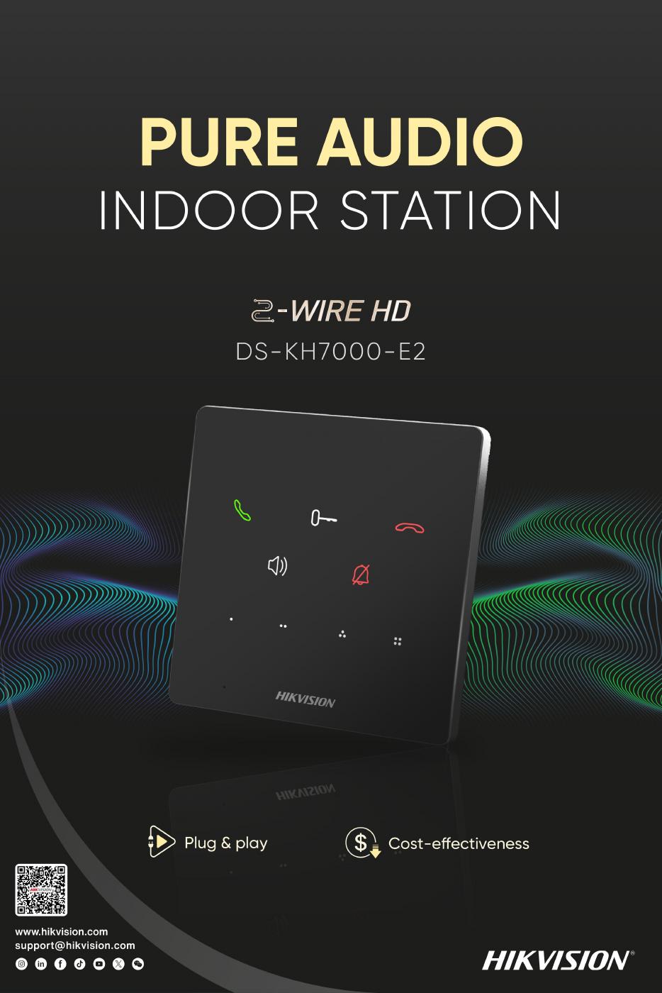 Poster - 2-wire HD Video Intercom Pure Audio Indoor Station