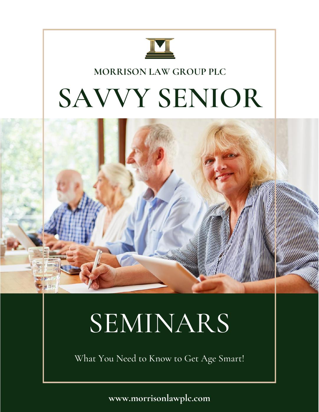 Savvy Senior Seminars