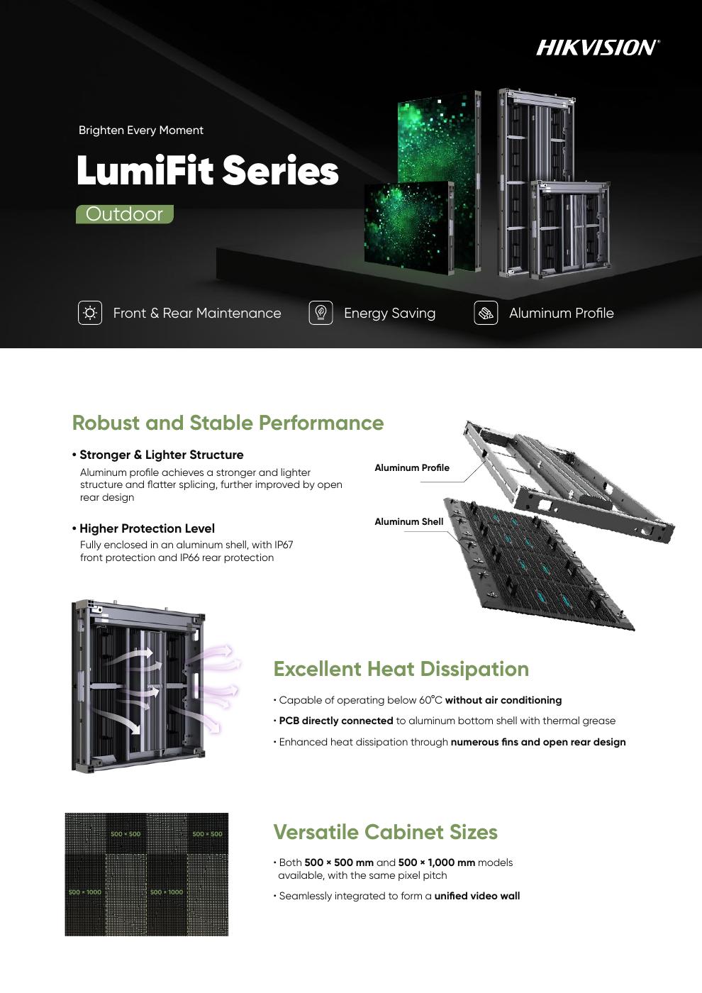 Flyer - LumiFit Series LED Display
