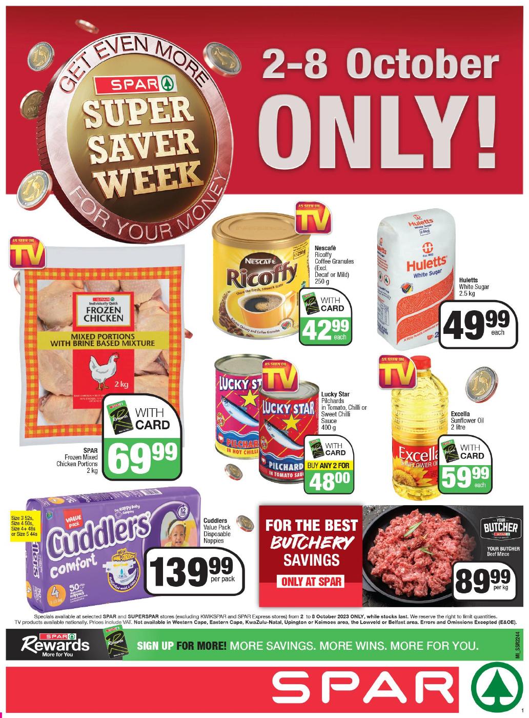 SSR2244- SPAR & SUPERSPAR MIDDLE OCTOBER MID-MONTH
