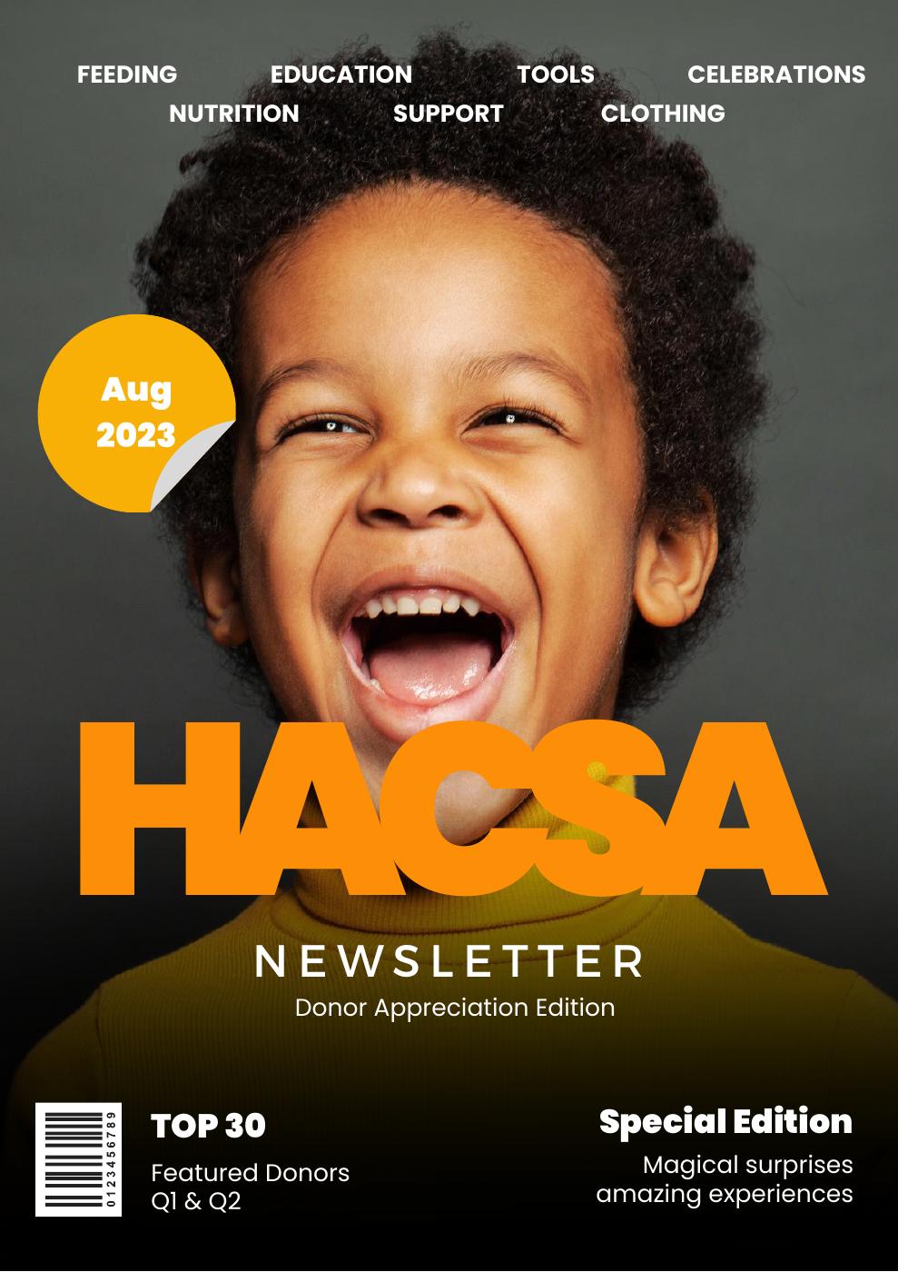 HACSA Newsletter - Aug 2023 | PDF to Flipbook