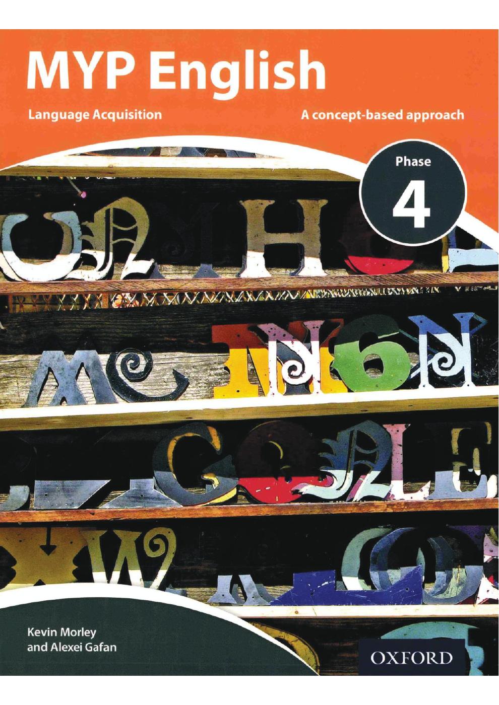 9780198397984 MYP English Language Acquisition Phase 4 40p