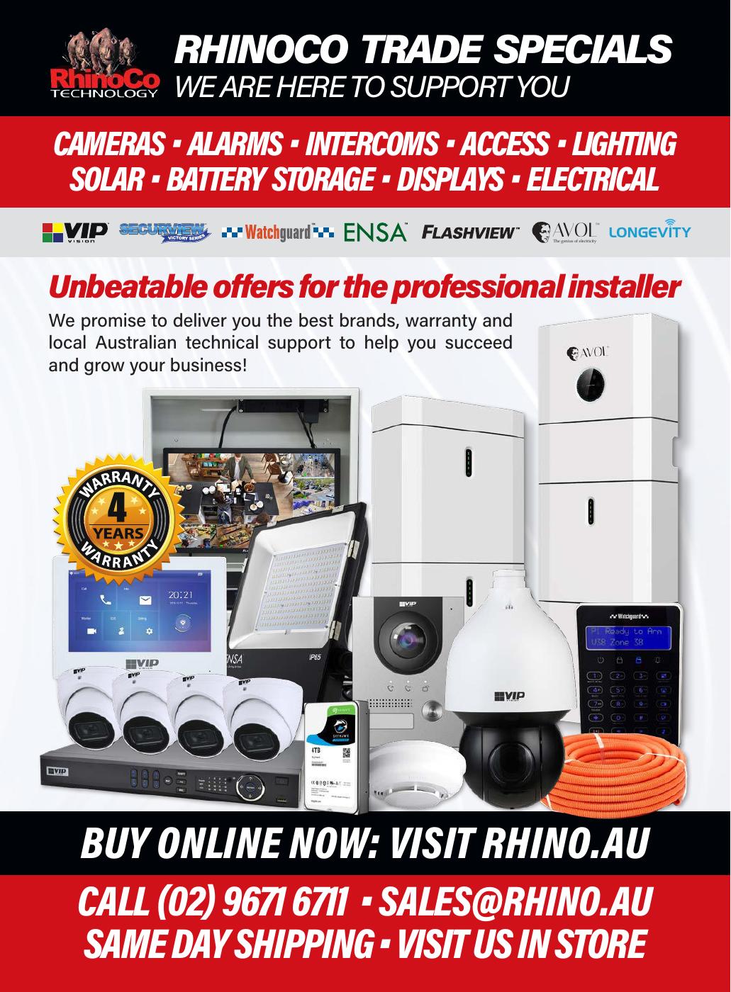 No Price - RhinoCo Trade Specials 2023