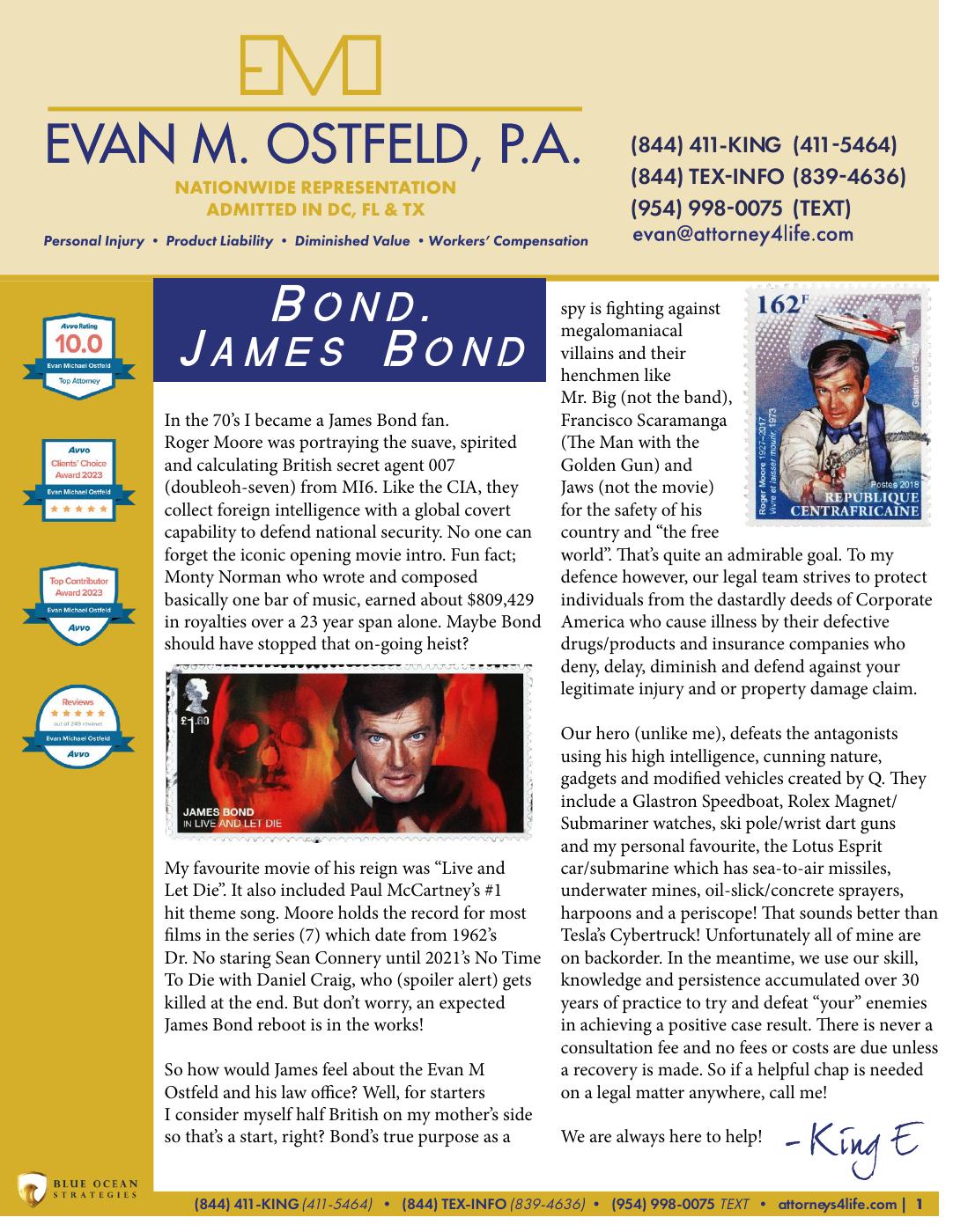 Evan Ostfeld P.A. Newsletter March 2024