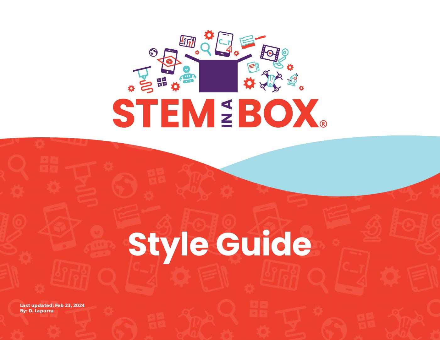 STEM in a Box® Style Guide | PDF to Flipbook