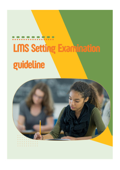 Moodle Setting Examination Guideline | PDF to Flipbook