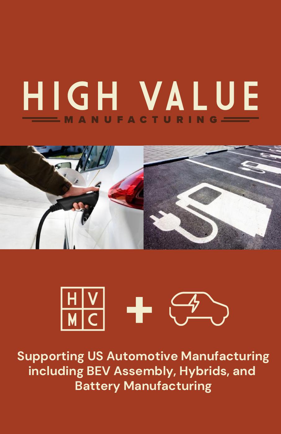 High Value Manufacturing: Supporting U.S. Automotive Sector Growth ...