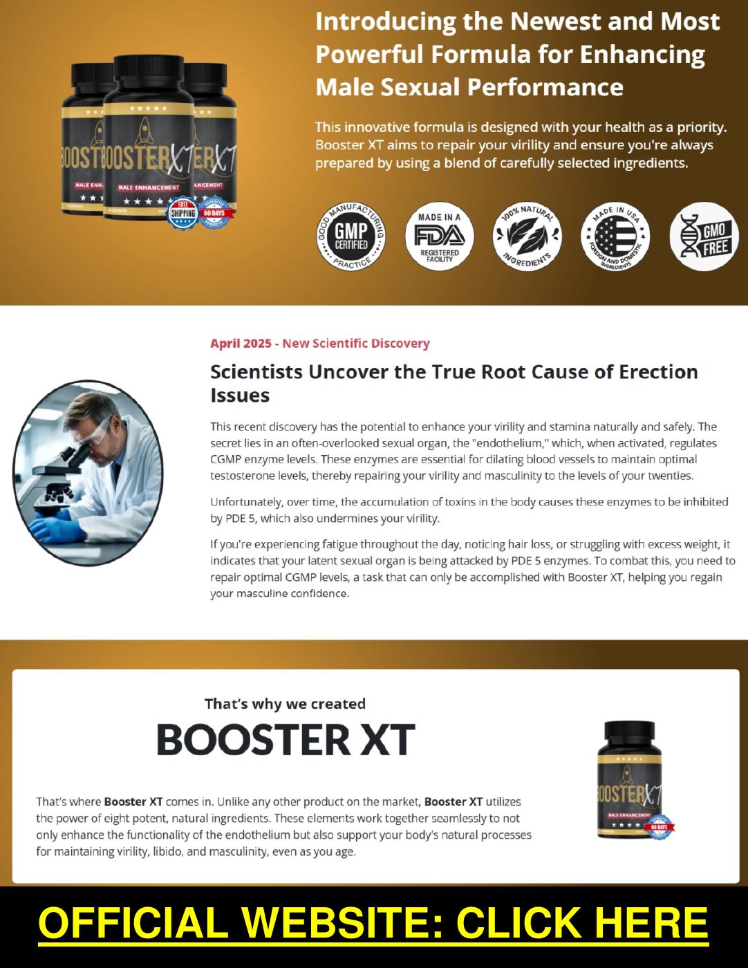 What Is Booster XT Used For