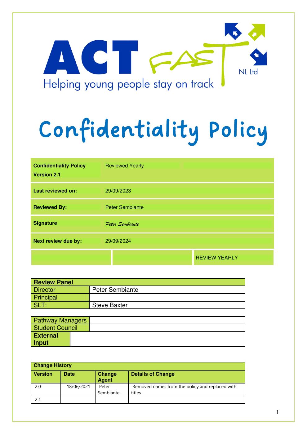 Confidentiality | PDF to Flipbook