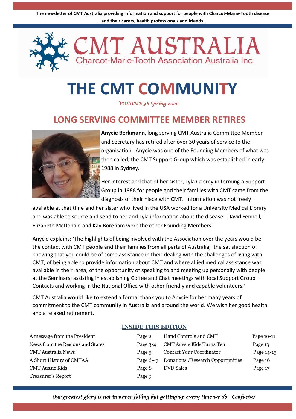 The CMT Community
