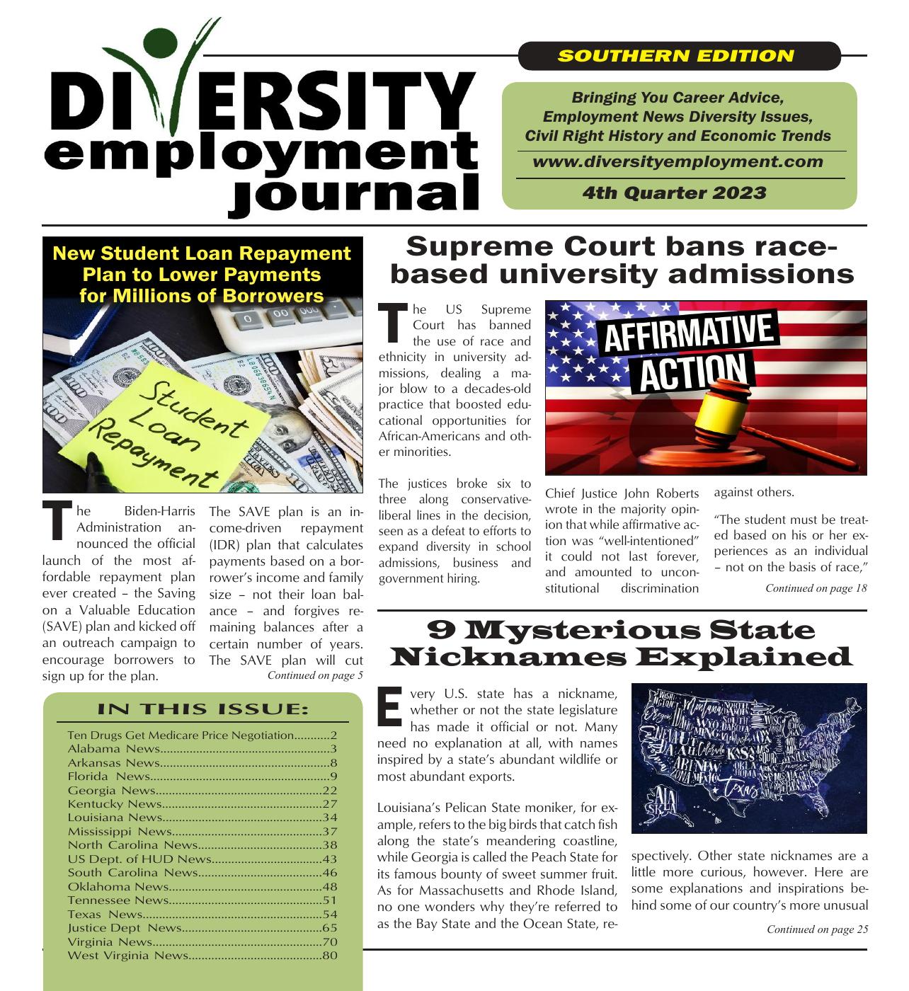 Diversity Employment Journal Sample