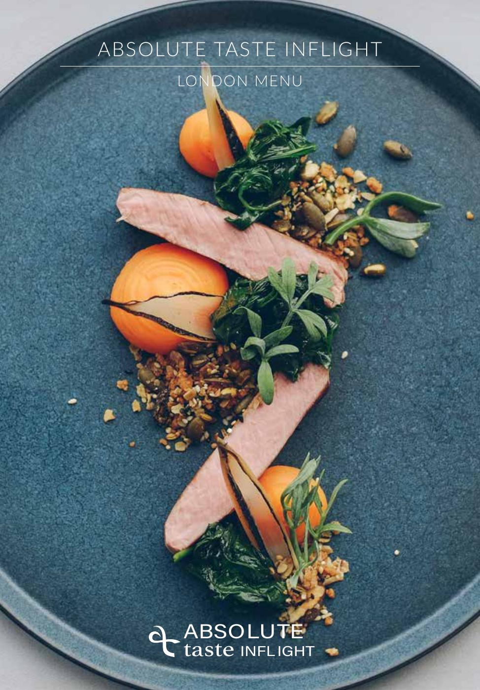 Absolute Taste INFLIGHT MENU