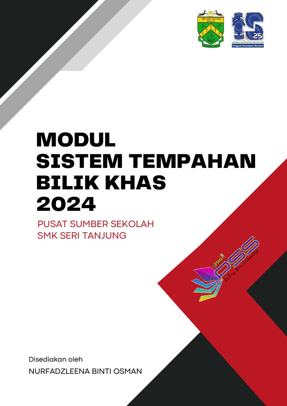 Modul Sistem Tempahan Bilik Khas 2024 | PDF to Flipbook