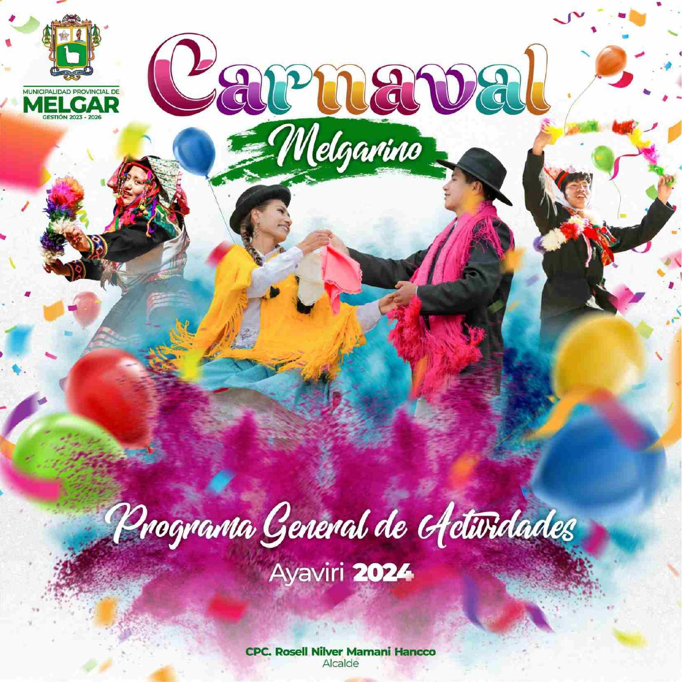 PROGRAMA CARNAVALES 2024 MELGAR | PDF to Flipbook