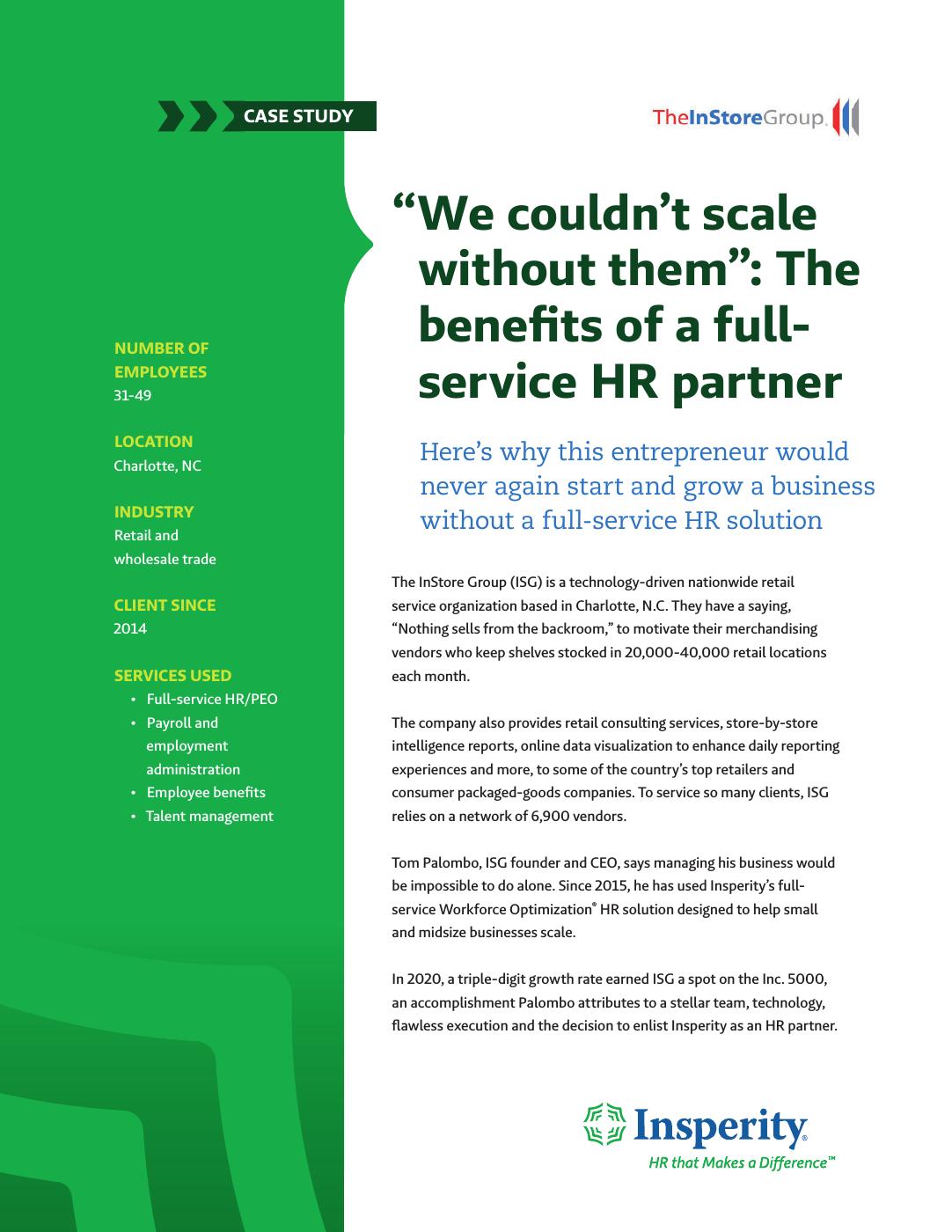 Case study - “We couldn’t scale without them”: The benefits of a full ...