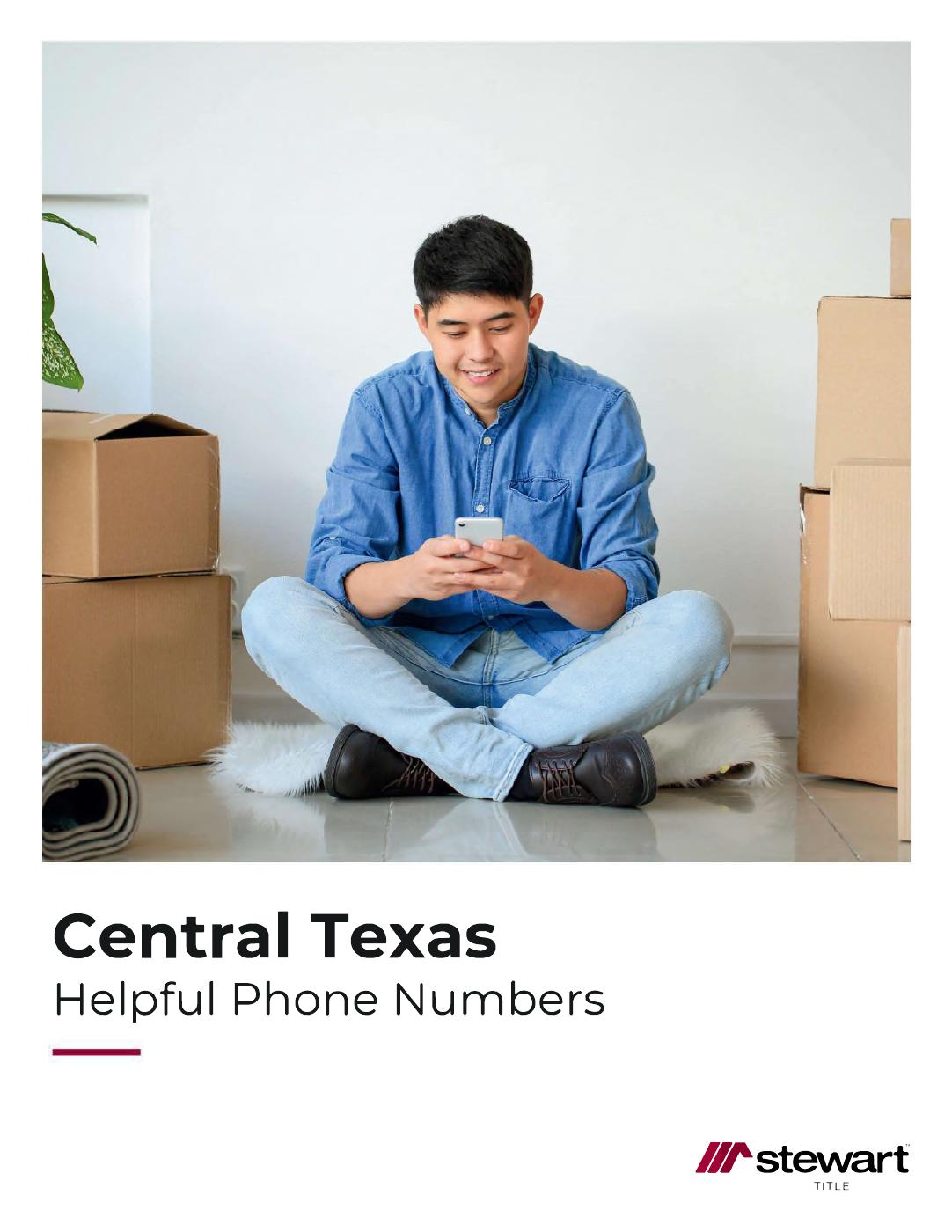 Central Texas Helpful Phone Numbers | PDF to Flipbook