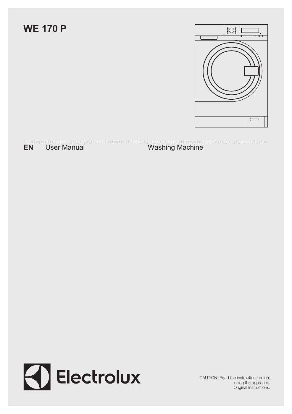 Washing Machine Manual