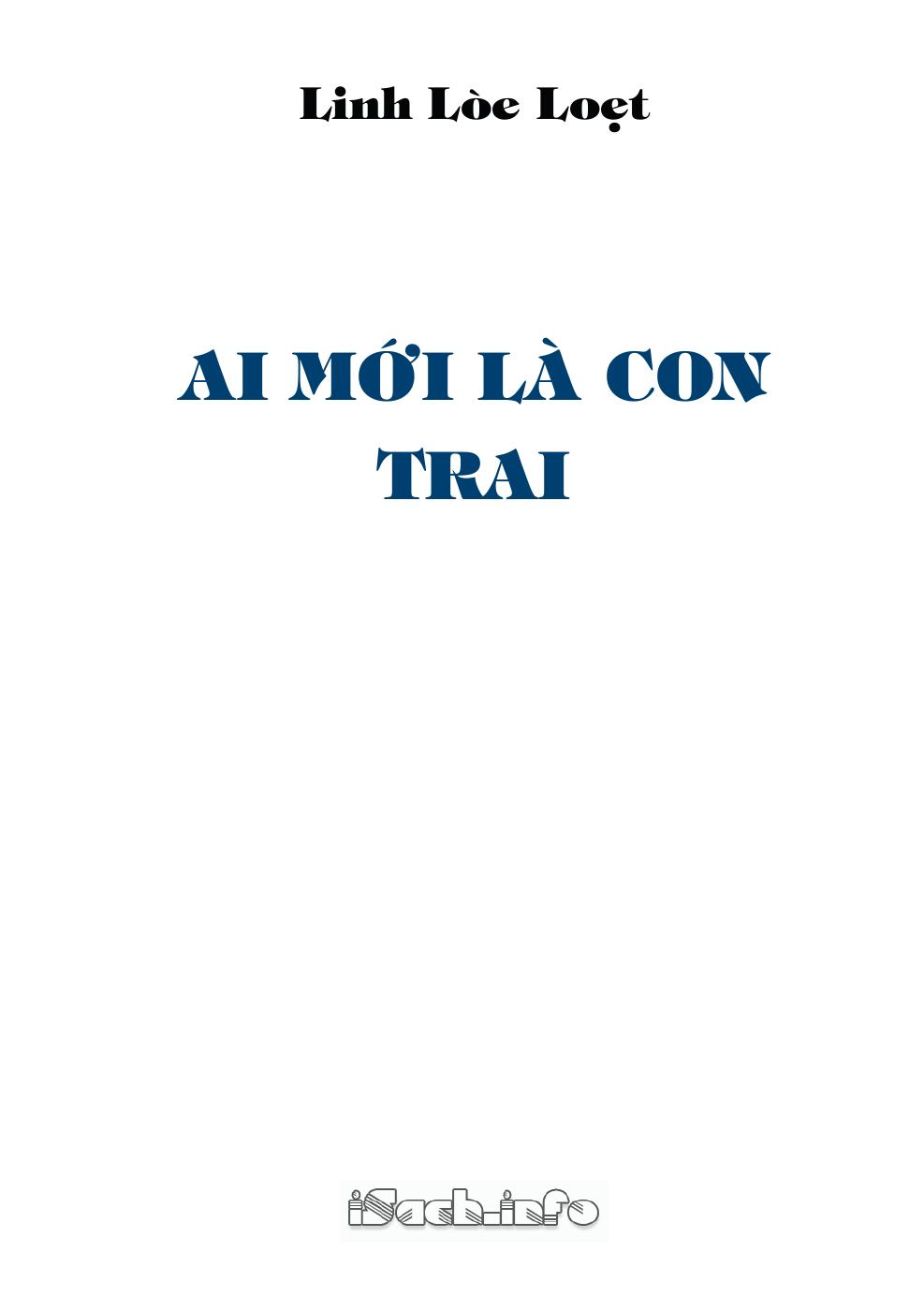 Ai Mới Là Con Trai | PDF to Flipbook