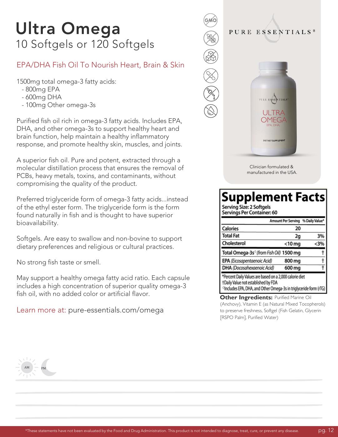 Ultra Omega Product Sheet | PDF to Flipbook