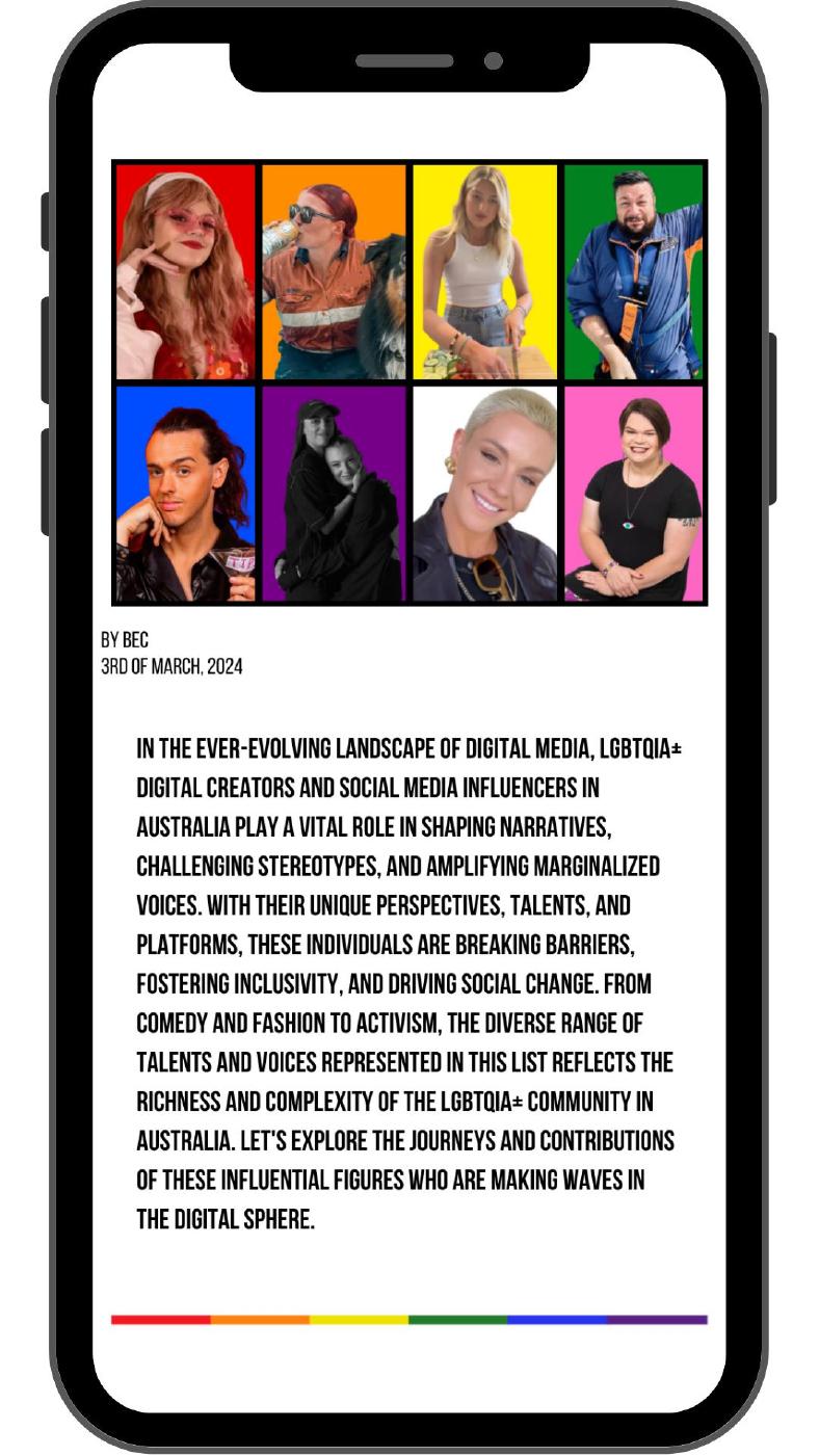 Queer & Proud: Celebrating Australia's LGBTQIA+ Social Media Icons ...