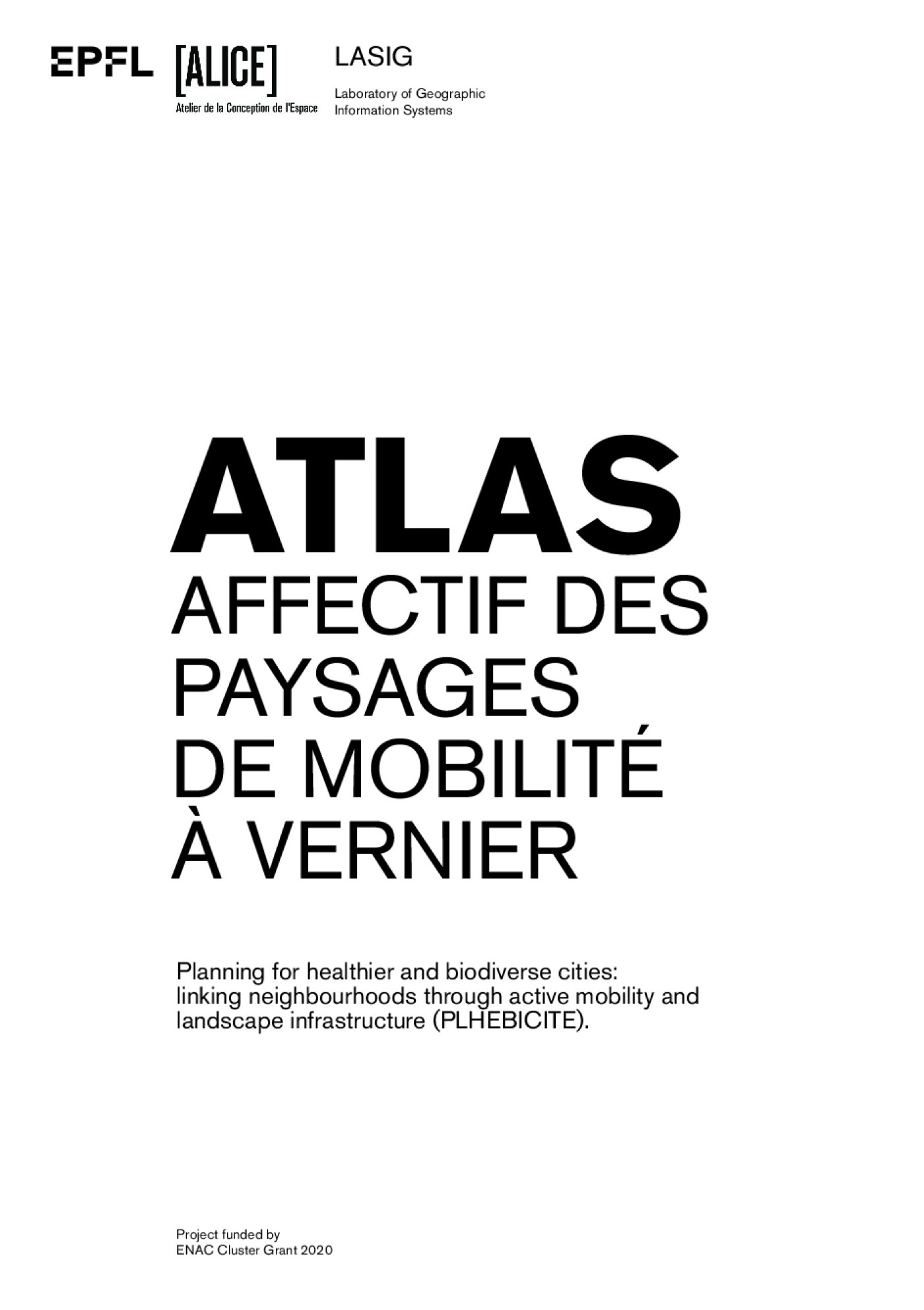 Atlas affectif des paysages de mobilité à Vernier | PDF to Flipbook