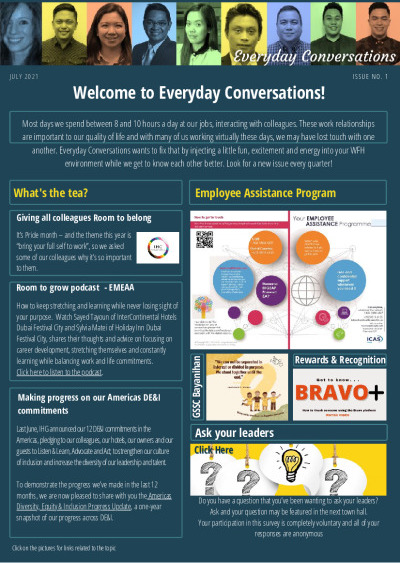 Everyday Conversations Newsletter Volume 1
