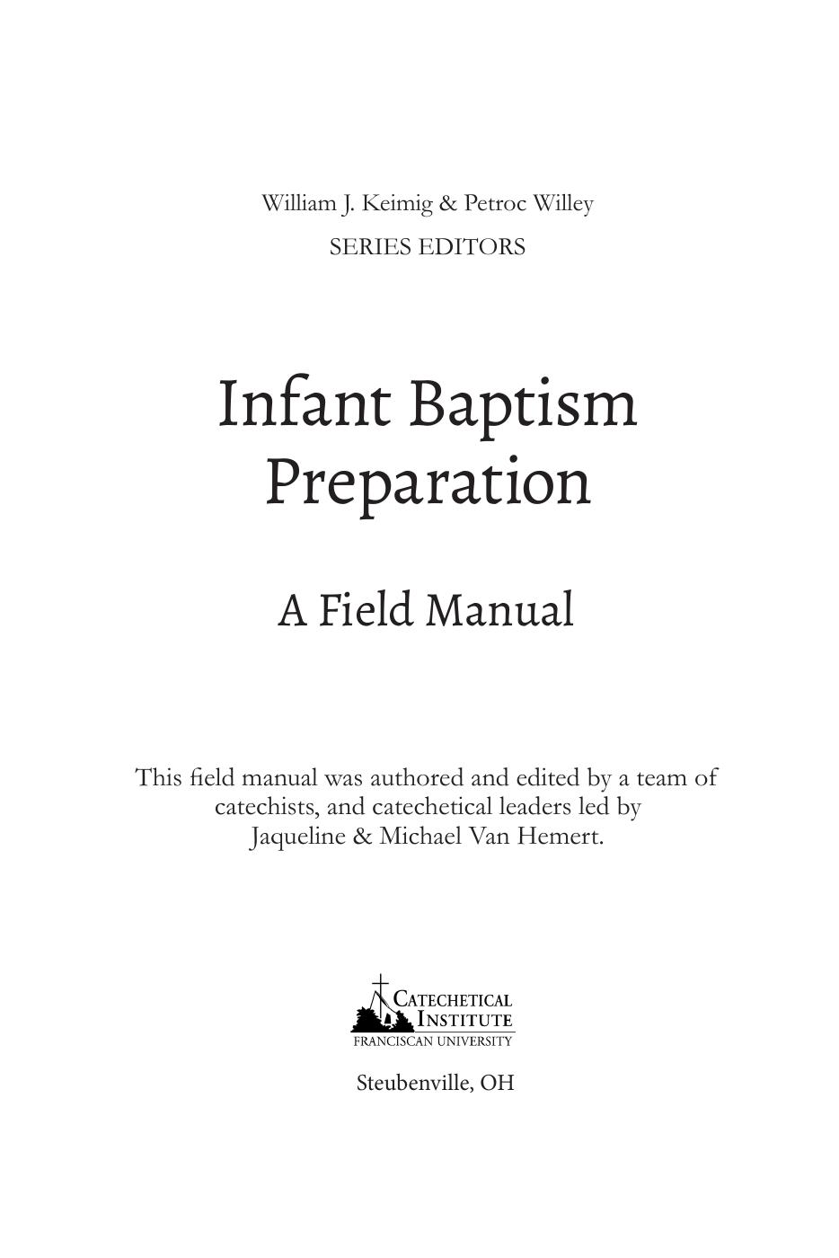 Infant Baptism Preparation | PDF to Flipbook