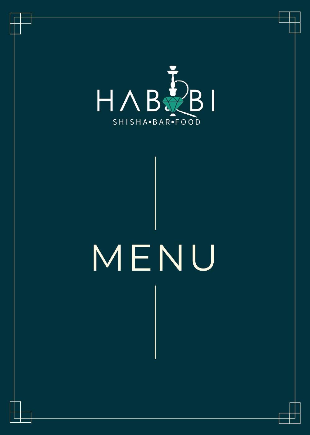 Habibi Bar Food Menu