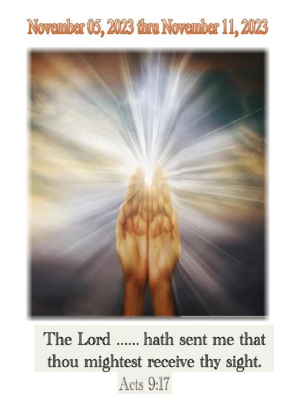 Weekly Bulletin November 05, 2023